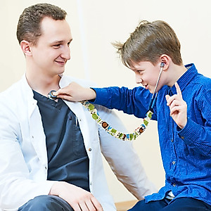 6 Pieces Stethoscope Cover Scrunchie 6 Kinds of Patterns Colors Cloth Stethoscope Sleeve Compatible with Your Stethoscope or Others with Removable Tube Stethoscope Covers for Nurses Doctors