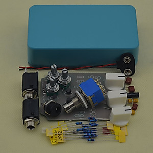 TTONE DIY Analog Tremolo Guitar Effects Pedal Stompbox Pedals Kit Lake Blue