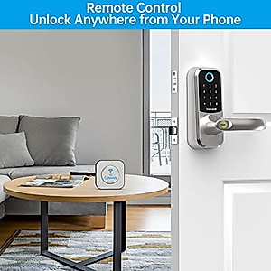 Hornbill Wi-Fi Gateway Remotely Control Your Bluetooth Smart Door Lock with TT Lock App, Smart Wi-Fi Bridge Hub Work with Alexa Voice Control Keyless Entry Keypad Smart Deadbolt, Works with 2.4 GHz