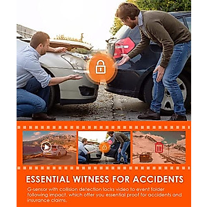 Bundle – 2 Items: Vantrue N2S 4K GPS Dash Cam + Vantrue 11.5ft Hardwire Kit