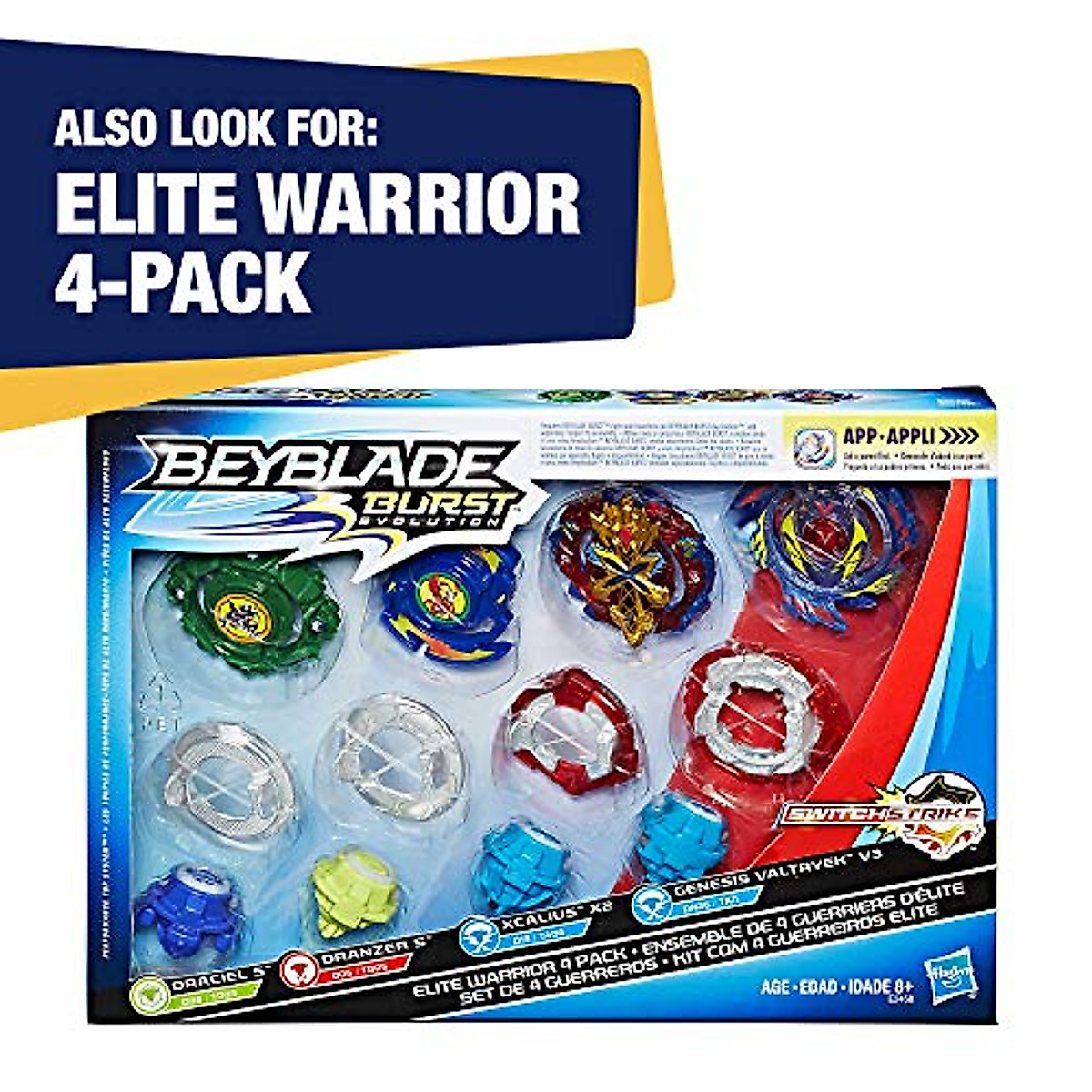 Beyblade Burst Epic Rivals Battle Set – Complete Set with Beystadium, Battling Tops, and Launchers – Age 8+ (Amazon Exclusive) , Yellow