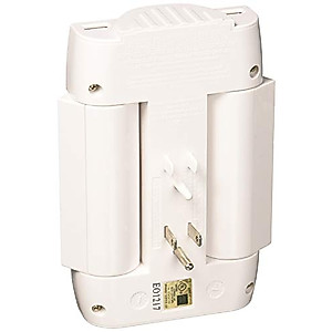 Globe Electric 7791301 6-Outlet Swivel Space Saving 2 USB Port Surge Protector Wall Tap, Android, iPad, iPhone, iPod Compatible, 2100 Joules, 2.1 AMP Charge, White, Multi Plug Outlet, Power Outlet