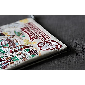 Catstudio Mississippi State University Collegiate Zipper Pouch Purse | Holds Your Phone, Coins, Pencils, Makeup, Dog Treats, & Tech Tools