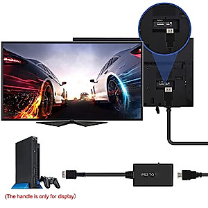 Senzhilin Adapter PS2 To HDMI-compatible Portable Provide Advanced Signal Processing Restore The Original Game Screen