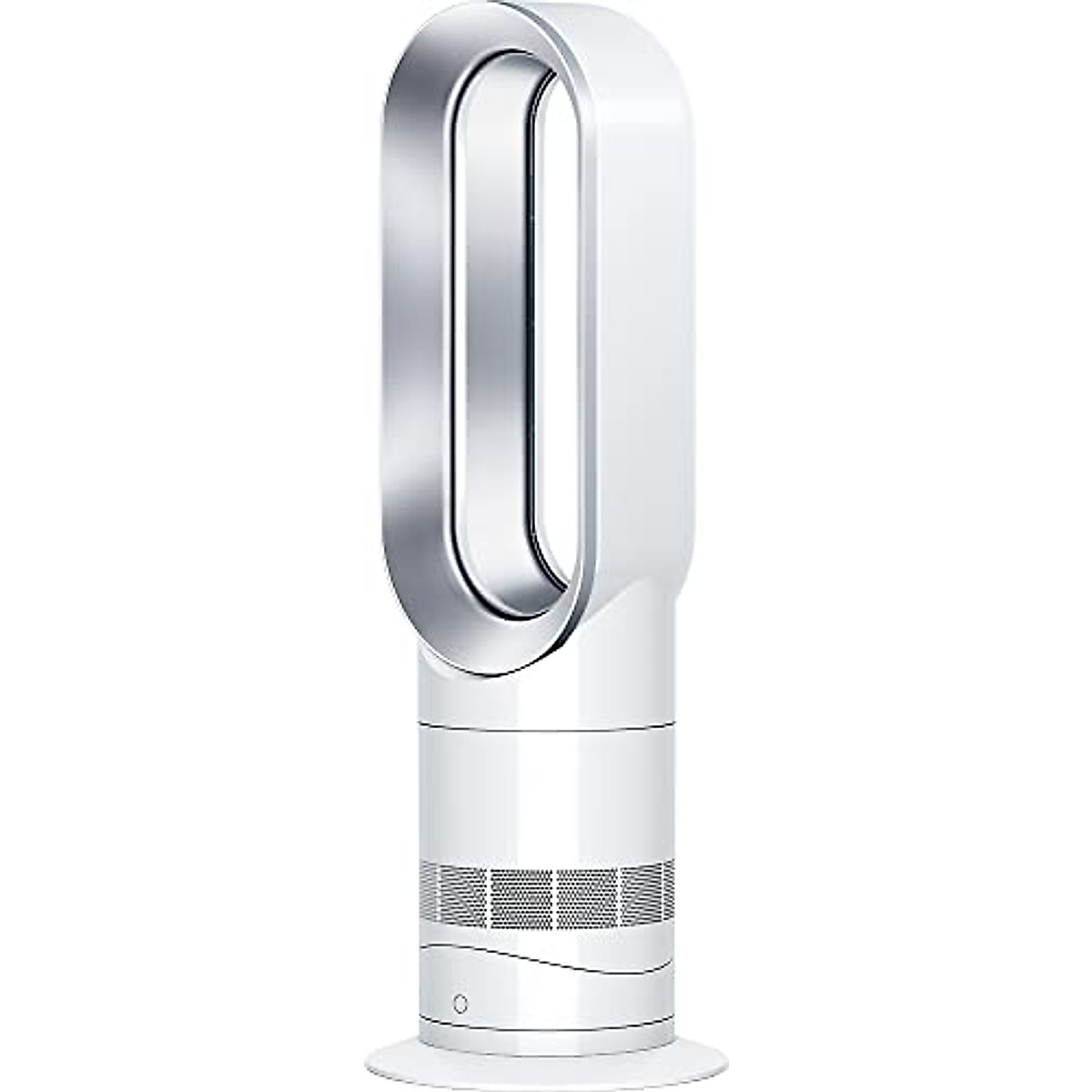 Dyson Hot+Cool AM09 Tower Bladeless Fan Heater - White/Silver (Renewed)