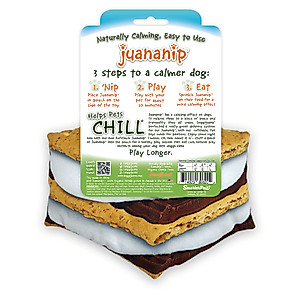 Doggijuana | Refillable Catnip Dog Toy | Naturally Calming | Catnip Grown in The USA (S'Mores)