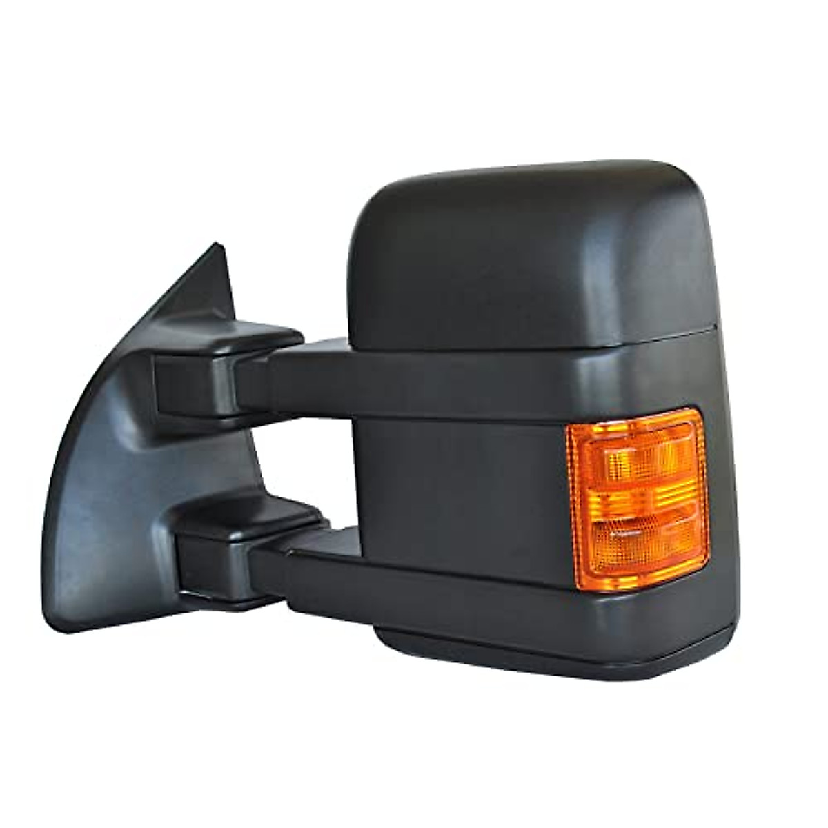 SONTIAN Towing Mirrors Replacement For 2008-2016 Ford F-250/F-350/F-450 Super Duty Truck Power Heat Turn Signal Black Extendable Pair Set