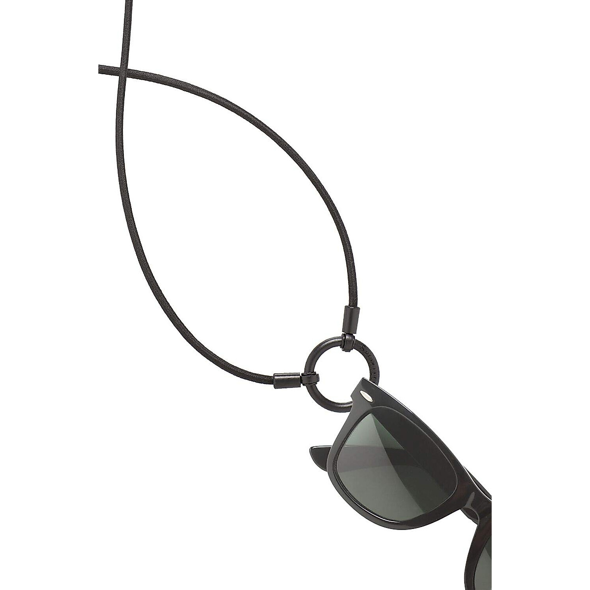 World Famous and Original LaLoop eyeglass necklace in Black., Medium