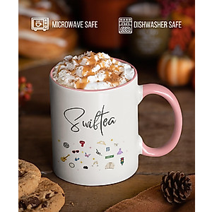 Bzelkry Coffee Mug - Singer Inspired Coffee Cup - 11 Ounce - Gift for Women - Singer Albums Inspired Cute Icons - Girl Fans Merch, Merchandise - Novelty Coffee Mug