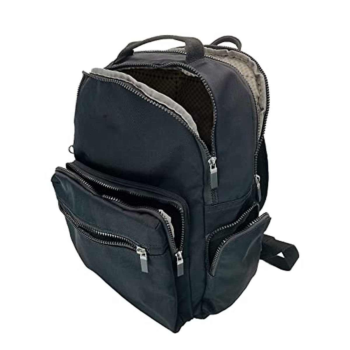 VAYEAH Medium Nylon Backpack for Women Lightweight Small Backpack Purse Travel Daypack (Black)