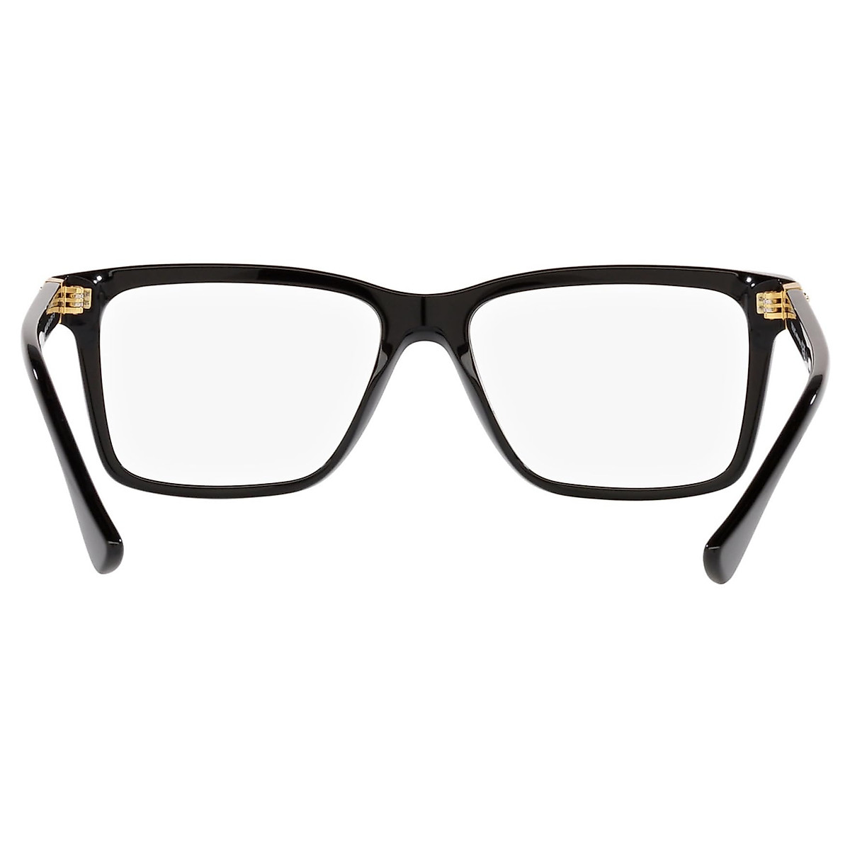Versace VE 3328 GB1 Black Plastic Rectangle Eyeglasses 56mm