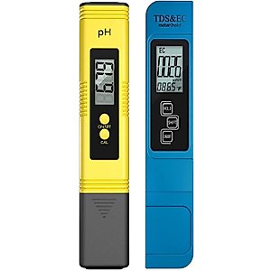 TSKF PH and TDS PPM Meter Pen Type Combo, Digital Water Tester 0.05ph High Accuracy pH Meter with 0-14 pH Measurement Range,± 2% Readout Accuracy 3-in-1 TDS&EC Meter Temperature Meter, UL Certified