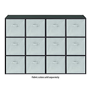 Whitmor 12 Cube Organizer - Espresso