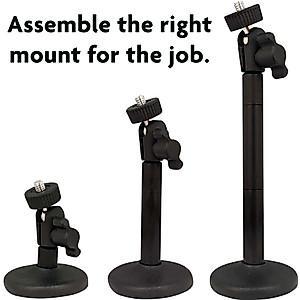 Panavise Universal CCTV Mount Black 2.25 x 3.25 x 4.25