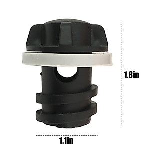 2pcs Cooler Drain Plugs, Cooler Drain Plug Kit Cooler Drain Plug Replacement Compatible with Yeti's Line of Roadie Tundra ORCA Cooler Tank Cooler Water Tank Ice Bucket Accessories