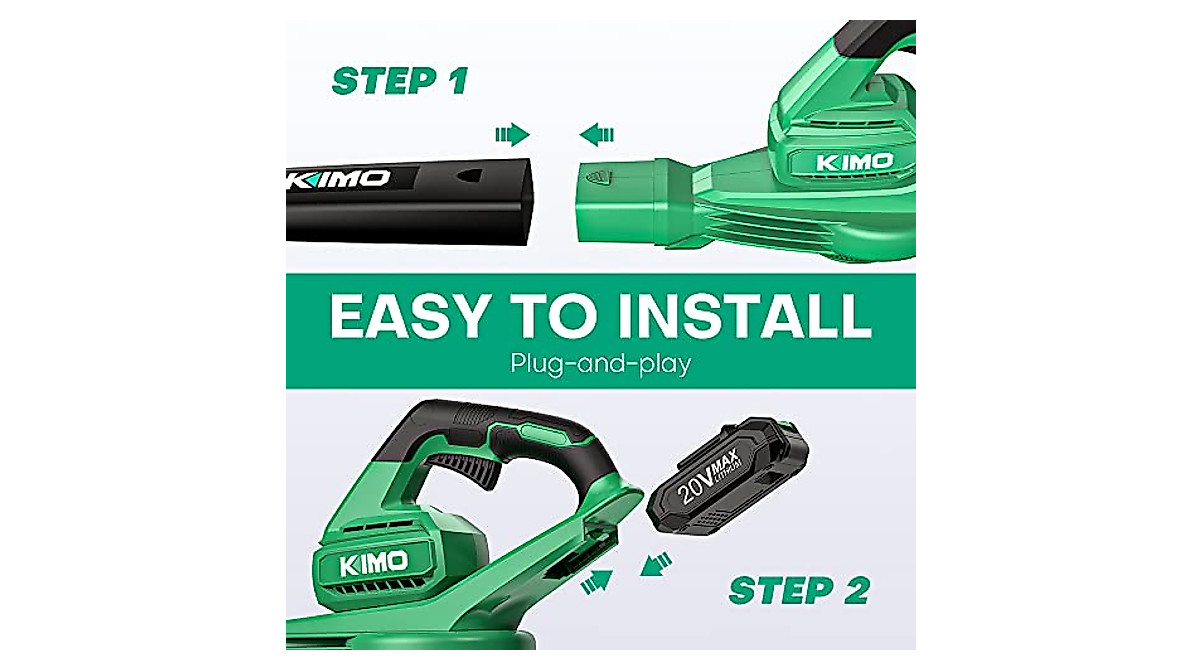 KIMO 200 CFM Cordless Leaf Blower for Lawn Care