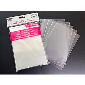 Sleeve Kings XXL Super Large Card Sleeves 101.5 X 153 mm (4x110 Pack, 440 Sleeves)