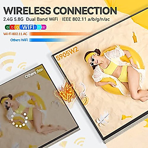 Android TV Box 11.0 4GB RAM 64GB ROM Set Top Box Smart TV Box Amlogic S905W2 1080P Ultra HD 4K HDR AV1 WiFi 2.4G 5.8GHz BT 4.1 USB 2.0 Android TV Box with Mini Wireless Backlit Keyboard