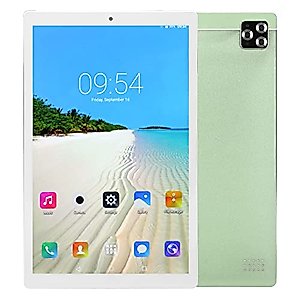 HD 10 Inch Tablet, 2.4G 5G WiFi Tablet PC, 4GB RAM 64GB ROM, 10 Core CPU, 8MP and 13MP Camera, Dual SIM Dual Standby, BT5.0, GPS, 8800mAh Battery, Phone Call Tablet