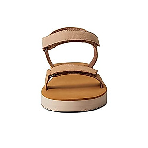 Madewell The Maggie Sandal in Colorblock Sandstone Multi 9 M