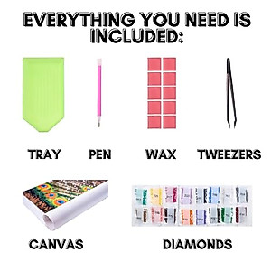 Vanilla and Cinnamon Custom Diamond Painting Kits for Adults - Personalized Diamond Art, Custom Diamond Art Kits, Round Drill(11.8 INCH / 20x30 CM)