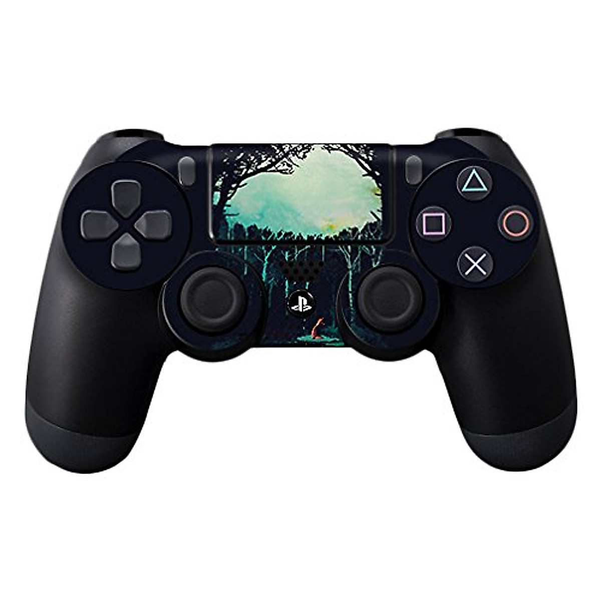 MightySkins Skin Compatible with Sony PS4 Controller - Deep in The Forest | Protective, Durable, and Unique Vinyl Decal wrap Cover | Easy to Apply, Remove, and Change Styles | Made in The USA