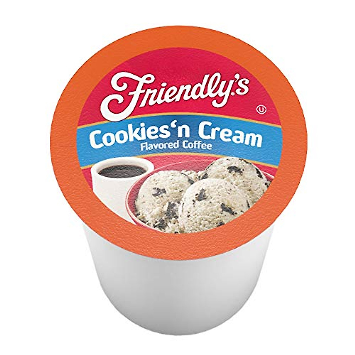 Friendly's Coffee Pods, Assorted Flavored Ice Cream Variety Pack, Compatible with Keurig K Cup Brewers, 40 Count