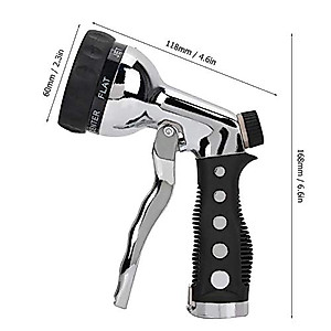 Water Gun Hose Nozzle Garden Hose Sprayer High Pressure Garden Yard Sprayer Car Washing Tool