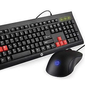 TULGIGS Gaming Wire Keyboard + Mouse + Keyskin, Silicon Keyboard Cover