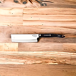 Cutco Nakiri Knife-This is THE knife for vegetable prep. Designed for clean slicing, chopping and dicing of fruits and vegetables