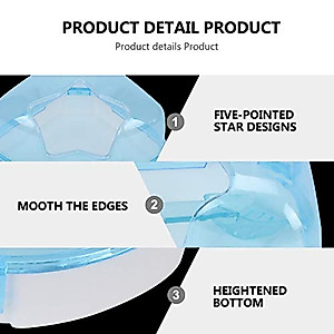 POPETPOP Hamster Sand Bathroom Plastic Sand Bath Container with Scoop Hamster Bathroom Sauna Toilet Bathtub for Mouse Hamster Chinchilla Rat Gerbil (Blue)