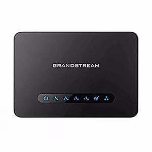 Grandstream GS-HT814 4 Port Ata with 4 Fxs Ports and Gigabit NAT Router Voip Phone and Device, Black