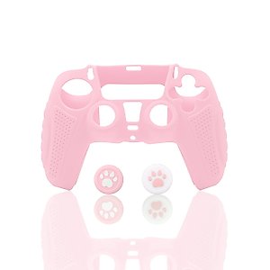 PS5 Silicone Controller Case, Pink PS5 Controller Skin, PlayStation 5 Controller Skin - Light Pink