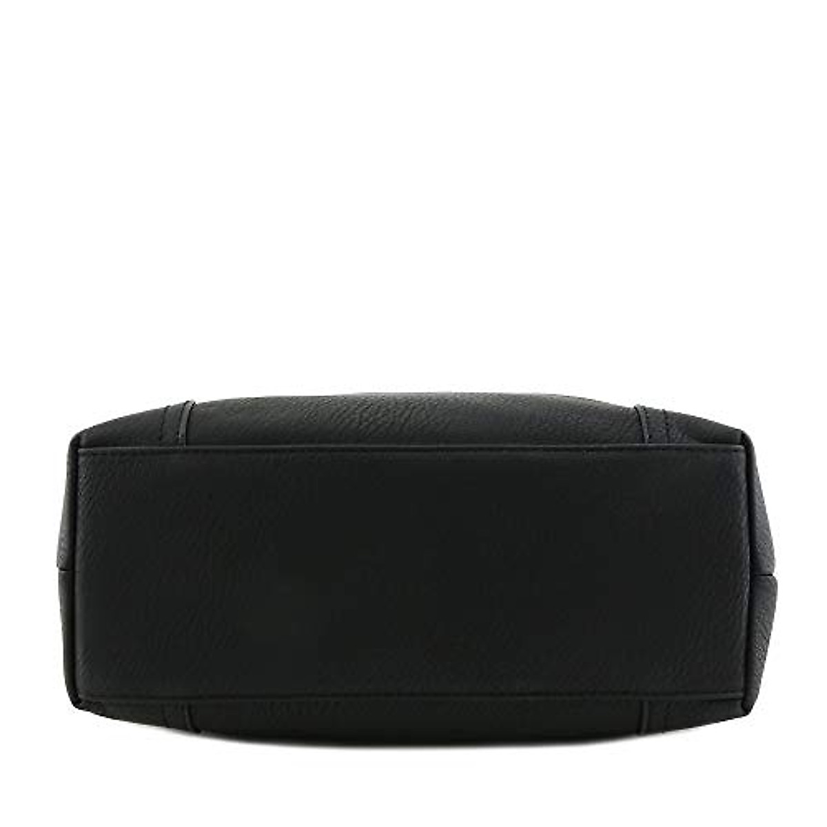 Hobo Shoulder Bag with Big Snap Hook Hardware (Black)