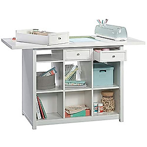 Sauder Craft Pro Series Work Table, White finish