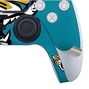 Skinit Gaming Decal Skin Compatible with PS5 and Compatible with PS5 Digital Edition DualSense Controller - Officially Licensed NFL Jacksonville Jaguars Large Logo Design