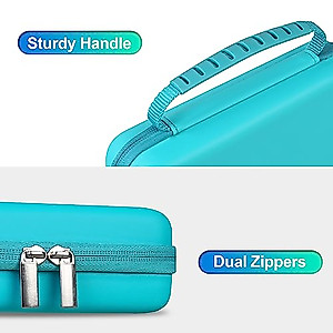 BOVKE Carrying Case for Texas Instruments TI-30XS Multiview/TI-34 Multiview/TI-36X Pro Scientific Calculator, Extra Mesh Pocket for USB Cables Pens Other School Supplies, Green