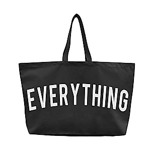 LLYLIU Canvas Tote Bag - Extra Large Shopping Beach Totes Bags Reusable Big Grocery Bag 28" x 8" x 16"