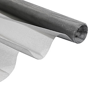 39"×59" Grey Fiberglass Window Screens Repair kit - DIY Adjustable Window Screens mesh Replacement kit for WindowsDoorPorchPatioSliding Screen Door