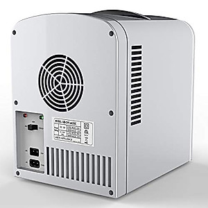 Uber Appliance Mini Fridge for Beauty, Skin Care, Makeup, Cosmetics Storage-6 can Capacity Portable Refrigerator Cooler and Warmer-Thermoelectric Technology-for Bedroom, Office, Dorm or car