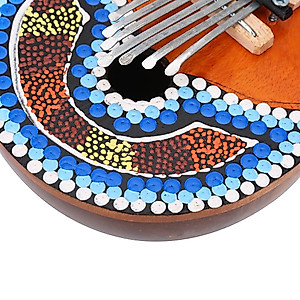 7 Key Thumb Piano Professional Portable Musical African Mbira Instrument for Music Lover