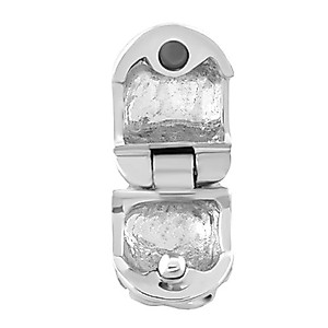 CharmSStory Irish Celtic Swirl Flower Clip Lock Stopper Spacers Charms Beads For Bracelets