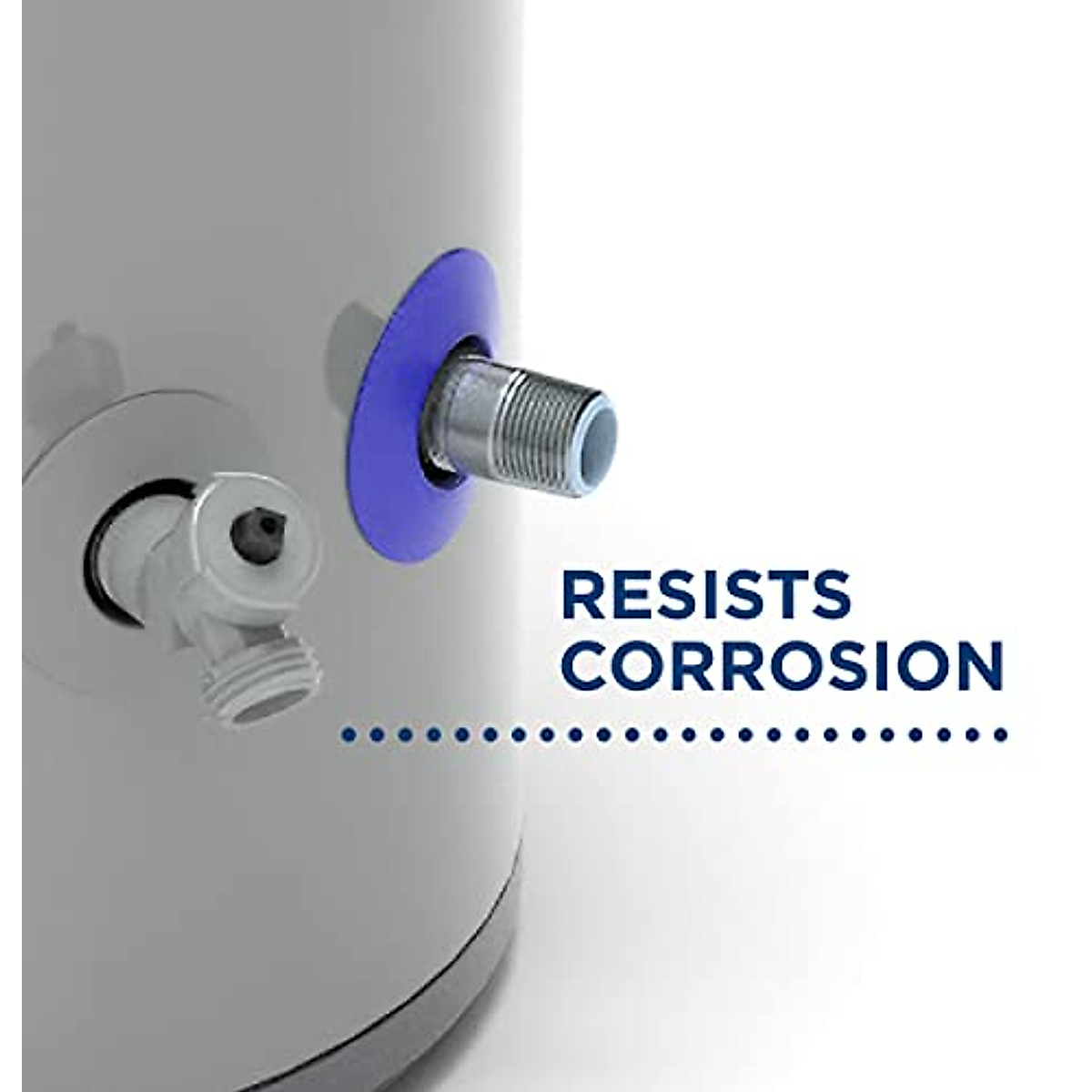 GE APPLIANCES Point of Use Water Heater | Electric Water Heater with Adjustable Thermostat & Drain Valve | 10 Gallon | 120 Volt | Stainless Steel, Gray (GE10P08BAR)