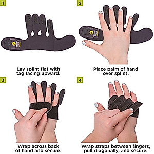 BraceAbility Ulnar Deviation & Drift Hand Splint | MCP Knuckle Joint Support Brace for Rheumatoid Arthritis & Tendonitis Pain Relief, Finger Straightener & Stretcher Glove - L (MED/LGE) Right