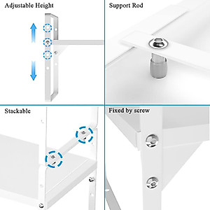 SANNO Pot Lid Organizer Pot Lid Rack Holder Drawer Plate Organizer Expandable Cabinet Shelf Organizer Rack, Large Kitchen Cupboard Organizer
