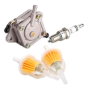 10L0L Golf Cart Fuel Pump Impulse Kit for Club Car DS Precedent 1984-up Gas with 290FE 350FE Kawasaki Engine, Replace OEM 1014523 1014524 S 5136 FP002