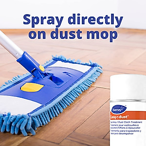Diversey Conq-R-Dust Dust Mop/dust Cloth Treatment, Amine Scent, 17 Oz Aerosol Spray, 12/Carton (Pack of 12)
