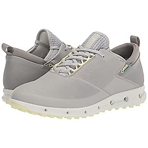 ECCO Women's Cool Pro Gore-TEX Waterproof Golf Shoe, Concrete/Wild Dove, 10-10.5