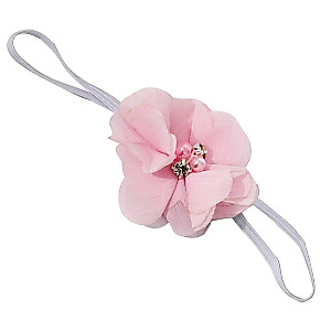 3pcs Baby Newborn Photo Props Fluffy Blanket + Wrap + Headband Set Comfortable Newborn Photography Wrap Mat Backdrops Rug for Boys Girls (Pink)