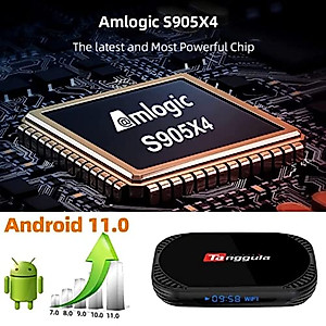 Tanggula X5 Tv Box, Mini Keyboard, HDMI Cord, 128GB Storage, 4k / 8k Ultra HD Voice Activated Remote